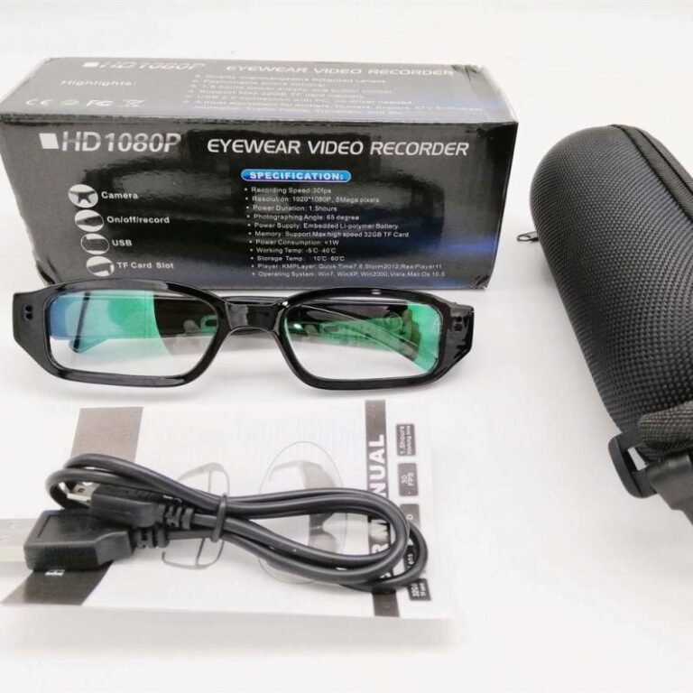 Wireless Video Spy Hidden Camera Glasses 1080P - Littleman Enterprise