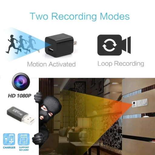 Hidden Camera Socket CHARGER WIFI - Littleman Enterprise